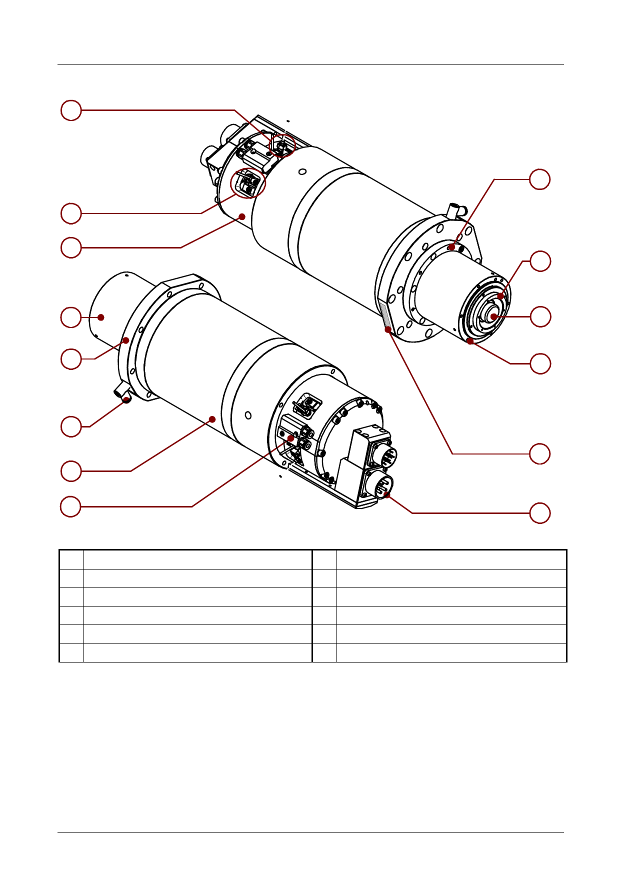 2 MAIN PARTS OF MODELS ES884 ES888 1 1 2 3 4 5 6 7 (Page 12 / 183) HSD Spindle Instructions for Use